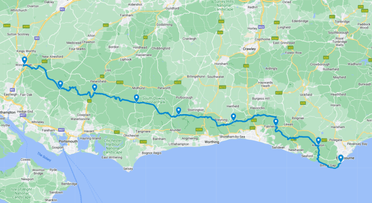 The Route – South Downs Way Charity Hike
